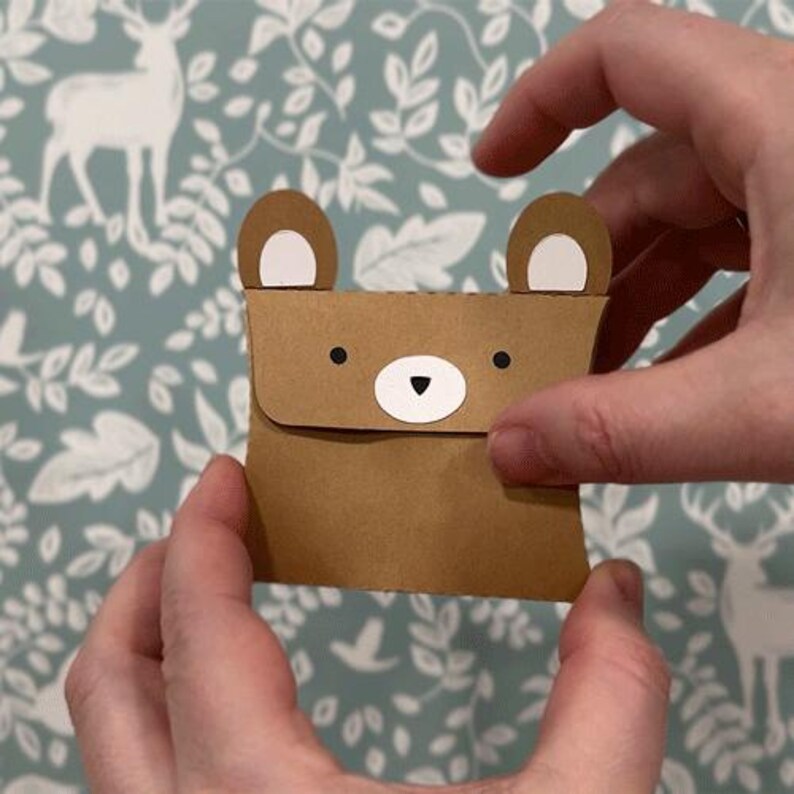 Bear 3D Pillow Gift Box Svg Pdf, Favor Template, Baby Shower Handmade ...