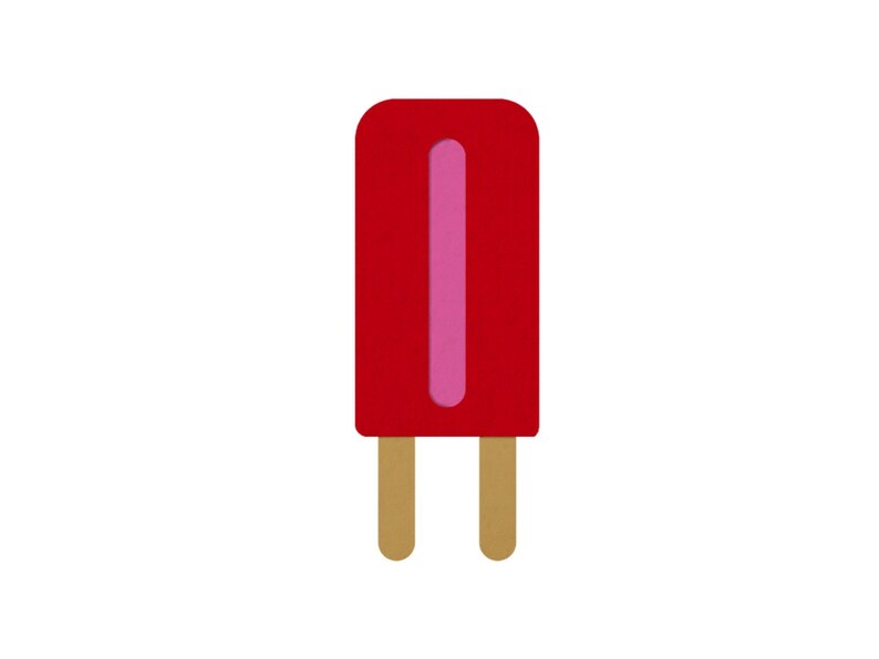 2D Twin Popsicle, Ice Pop Clipart, Svg, Dxf, Cut File, Cricut, Cameo ...