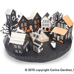 3D Paper House, for Cricut , Paper Craft, Halloween, for Silhouette ...