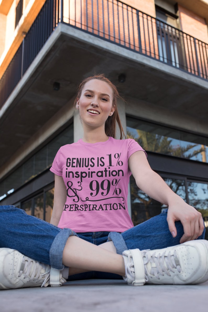 Genius is 1 SVG, Quote SVG, Saying SVG, Cut Files for Silhouette ...