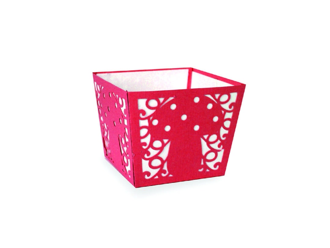 3D SVG Basket, Svg Box Template, Decorative Box, Gift Box, Party Favor ...