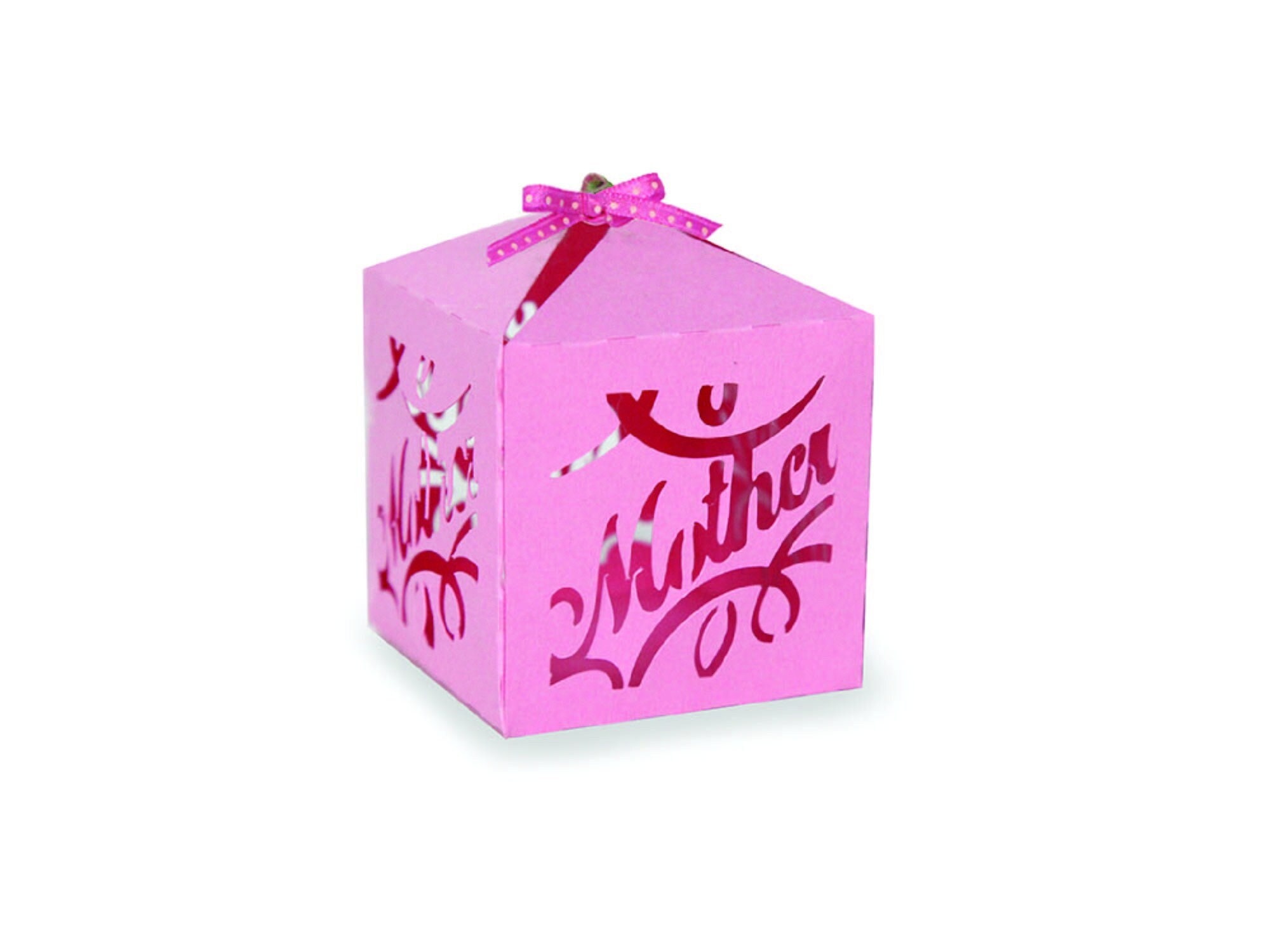 3D Box Svg Mother's Day Box Box Template Party Favor - Etsy