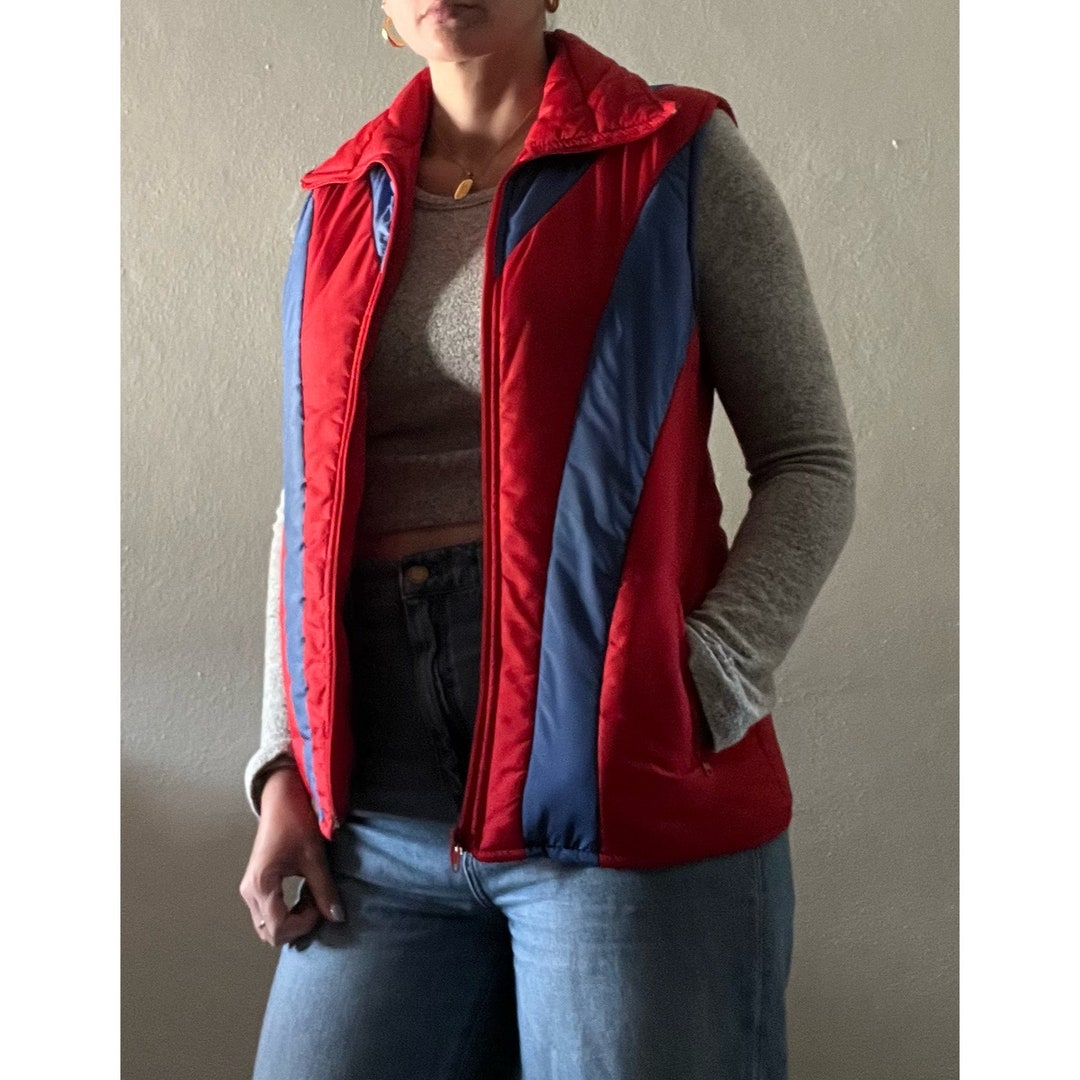 Vintage 70s/80s Puffer Vest - Etsy