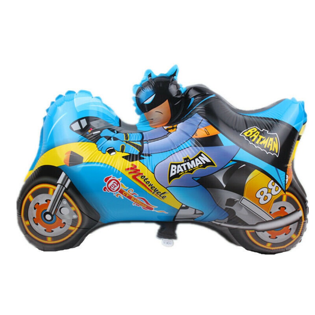 Inflatable Balloon Motorcycle Batman Decoration Child Party 64x42cm - Etsy