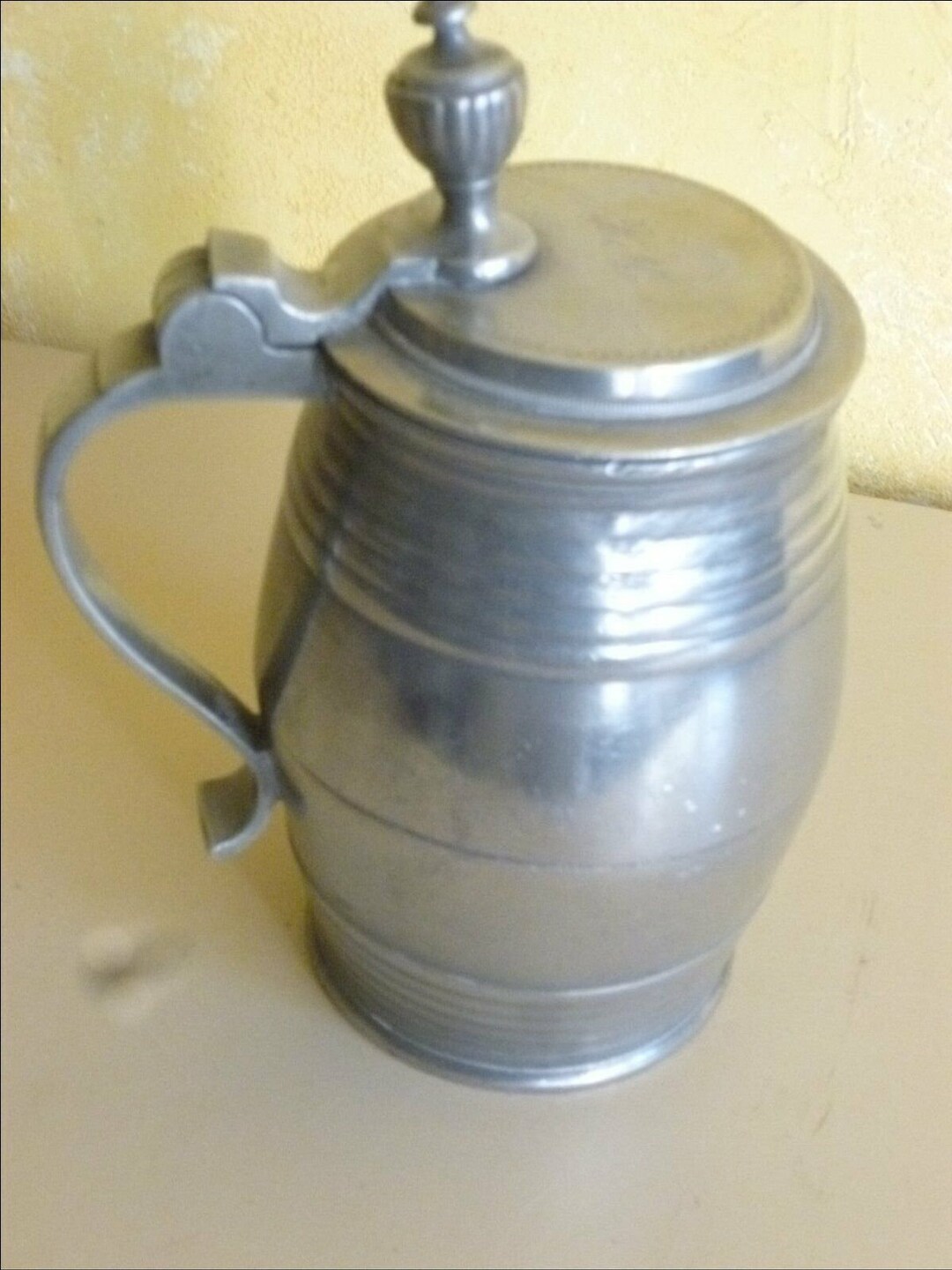 Pitcher Mug Tankard Tin Old Zinn Pewter Poincon Rob Zin Eagle - Etsy