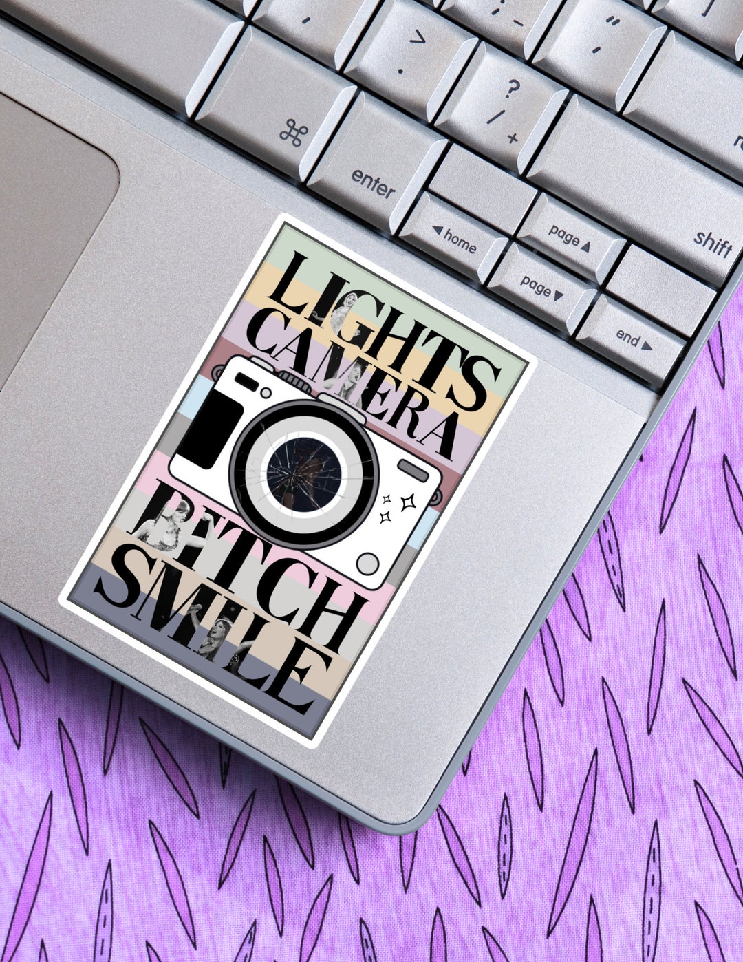Lights Camera Smile TTPD Sticker - Etsy