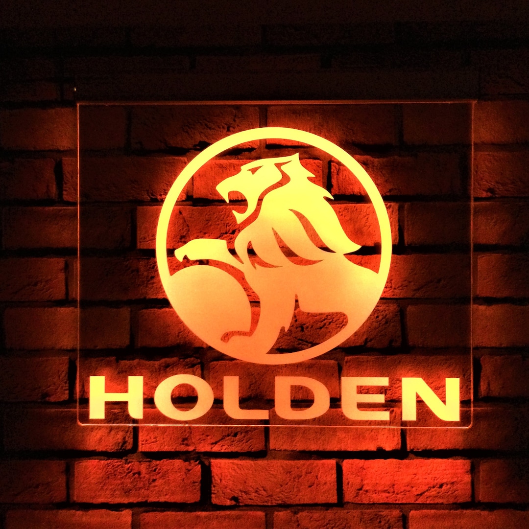 Holden Logo LED Sign, Remote Control Color Changing Light - Etsy