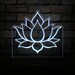 Lotus Flower RGB LED Acrylic Sign Led Bar Sign RGB Led Sign Lotus ...