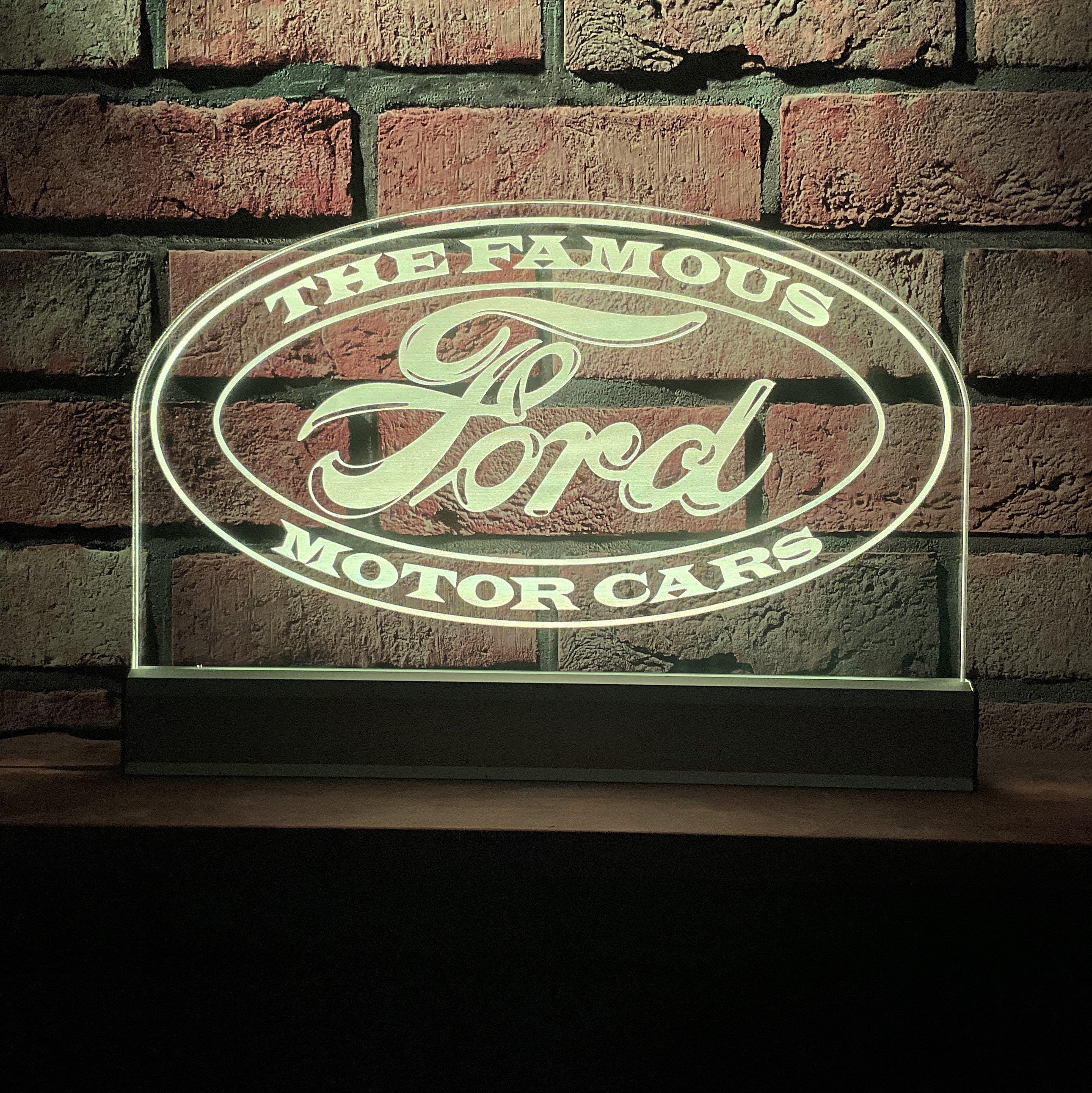 The Famous Ford Logo LED Acrylic Sign Led Bar Sign Rgb Led - Etsy Australia