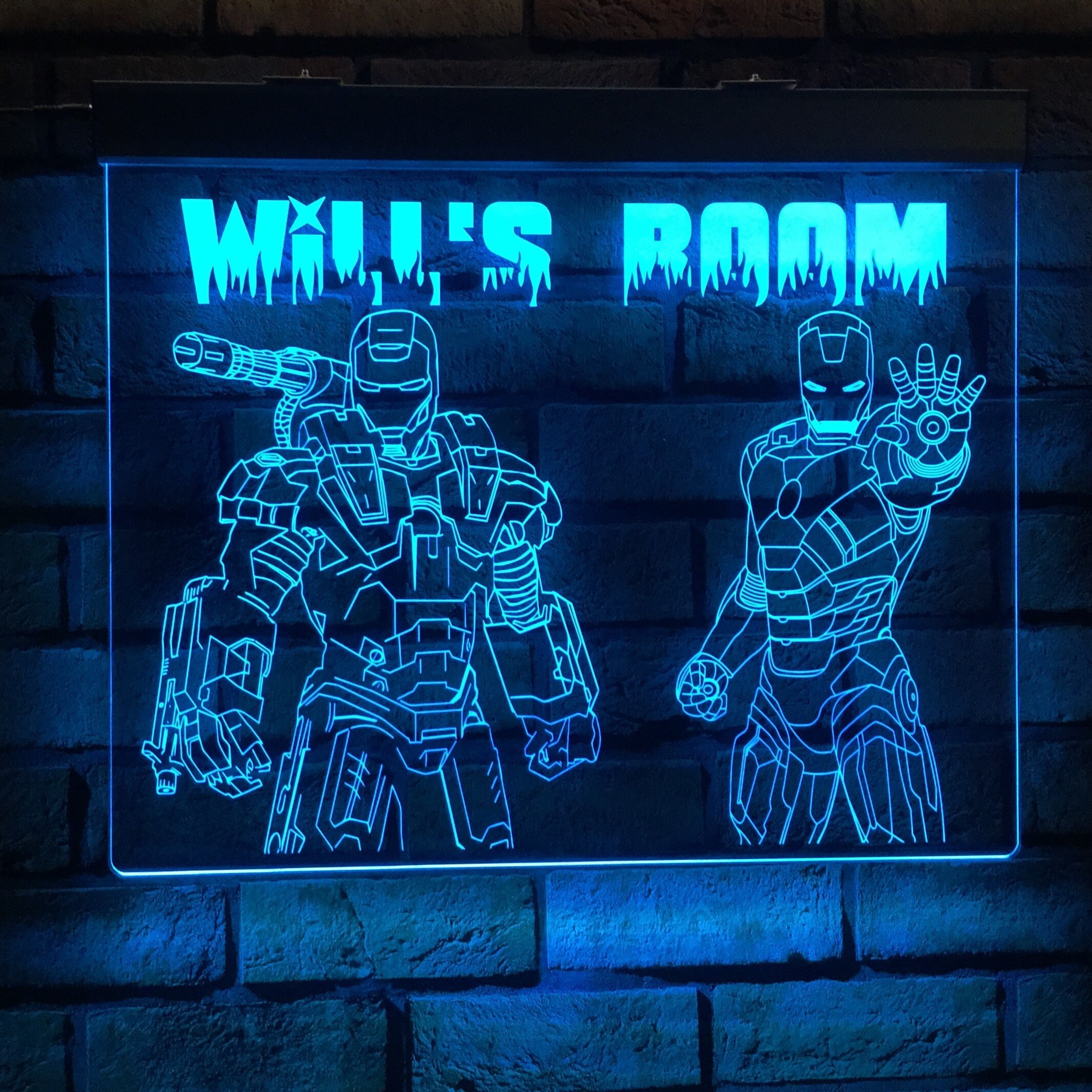 Avengers RGB LED Acrylic Sign Led Bar Sign RGB Led Sign | Etsy