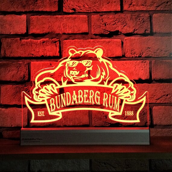 Bundaberg Rum RGB LED Acrylic Sign LED Bar Sign Rgb Led | Etsy