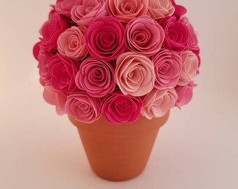 Pink paper flowers | Etsy
