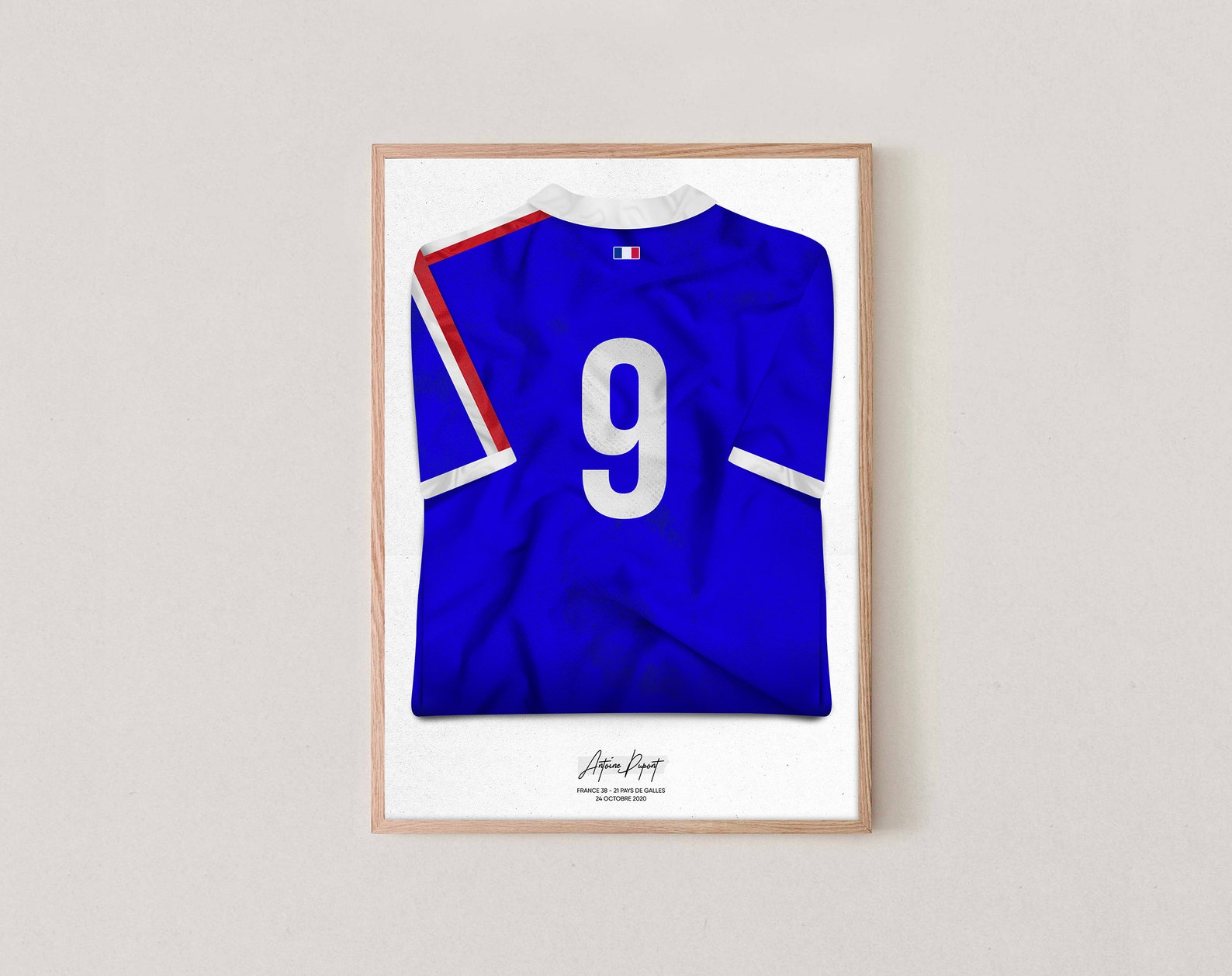 Poster 50x70 Antoine Dupont Rugby Shirt - Etsy France