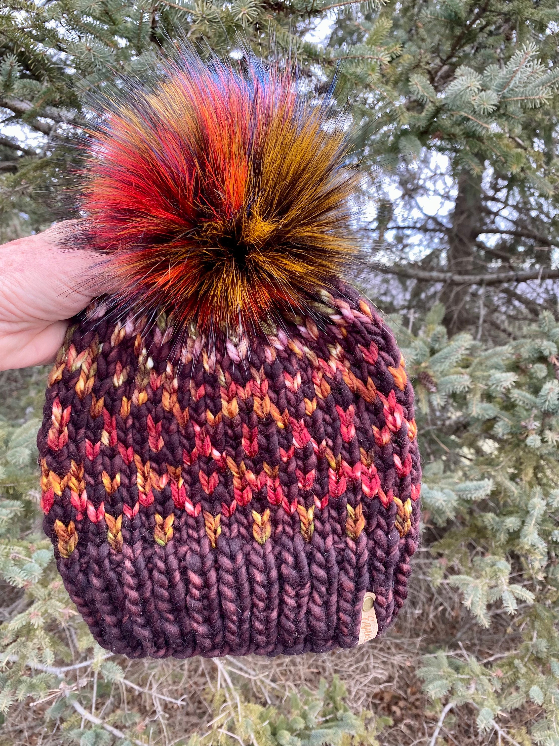 Knitting Pattern Cavaletti Beanie / Fair Isle Knit Pattern - Etsy