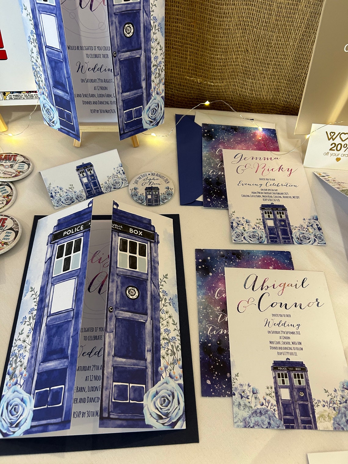 Dr Who Wedding Invitations - Etsy UK