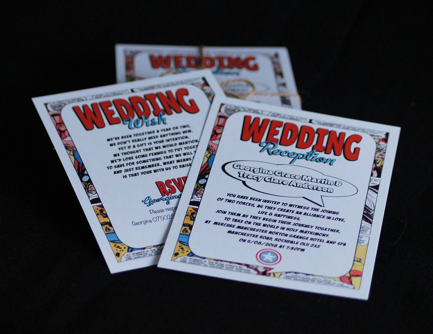 Marvel Wedding Invitations