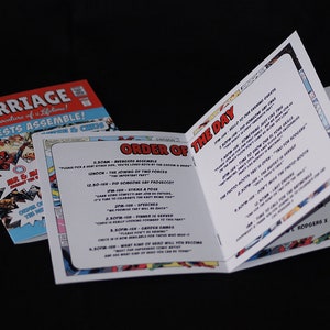 Comic Book, Marvel Style Wedding Invitation Booklet SAMPLE - Etsy 日本