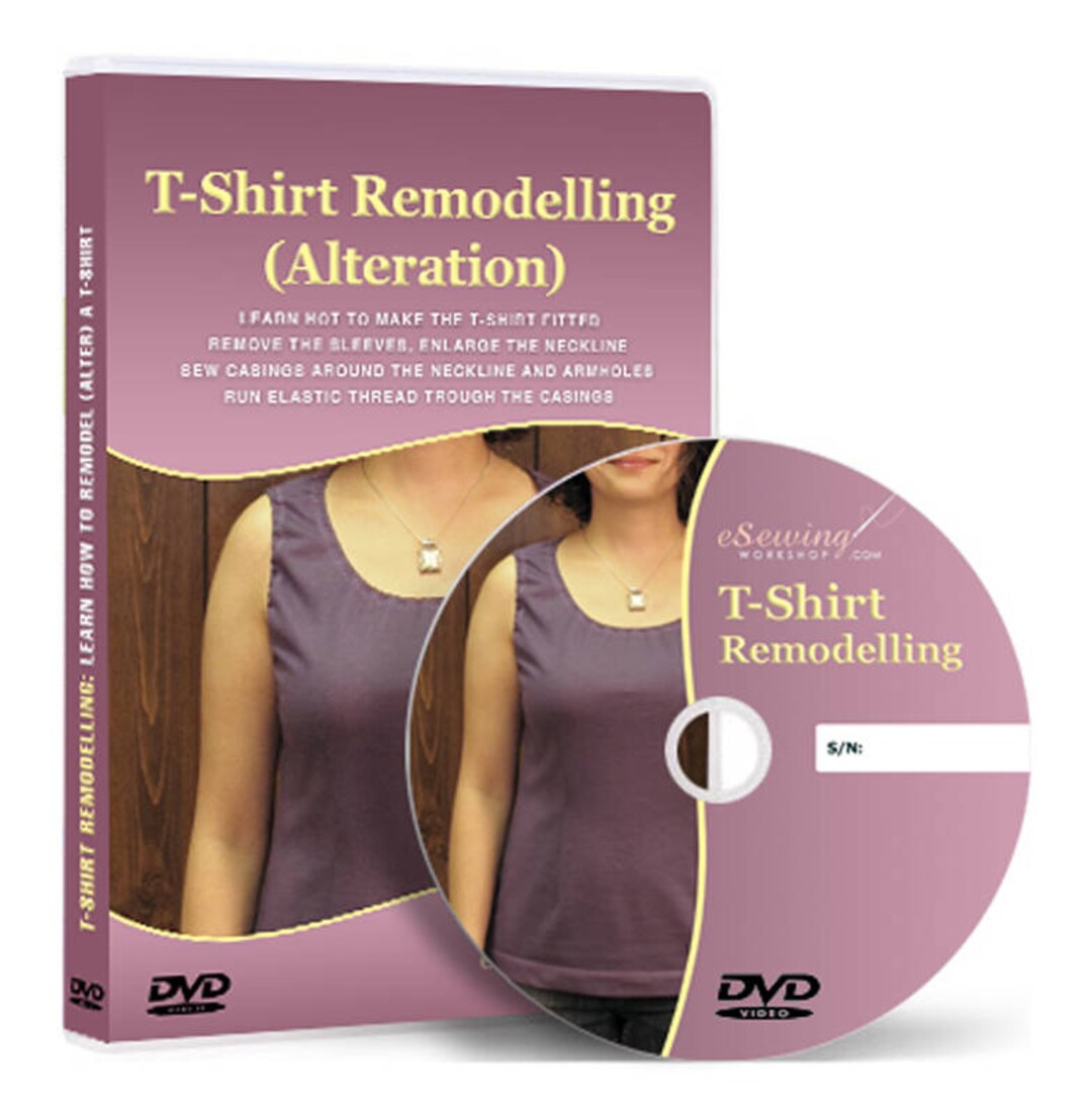 T-shirt Remodelling (alteration): Video Lesson on DVD - Etsy