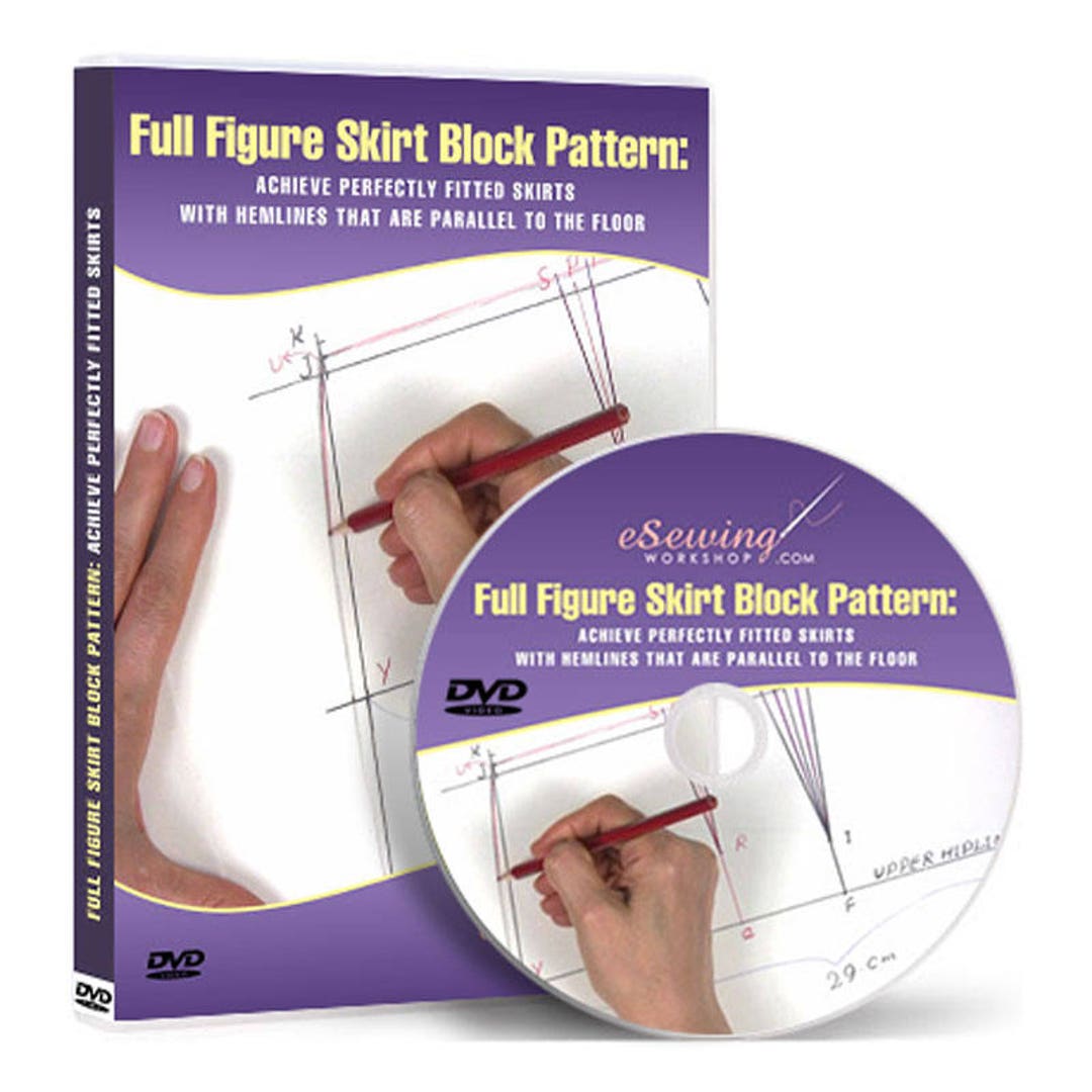 Full Figure Skirt Block Pattern Making - Video Lesson on DVD - Etsy