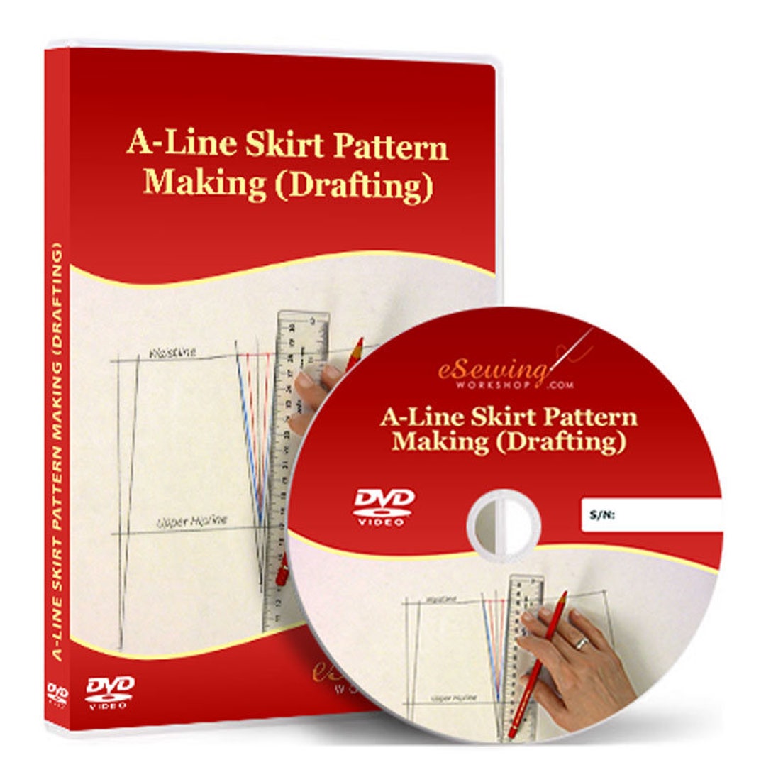 A-line Skirt Pattern Making (drafting) Video Lesson on DVD - Etsy
