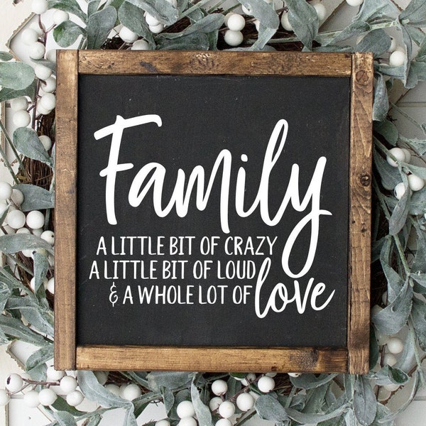 Family Love Sign - Etsy