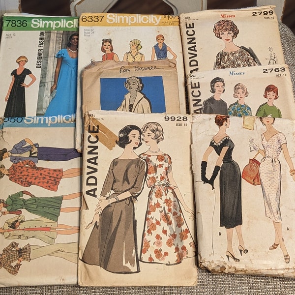 Advance Vintage Sewing Patterns - Etsy