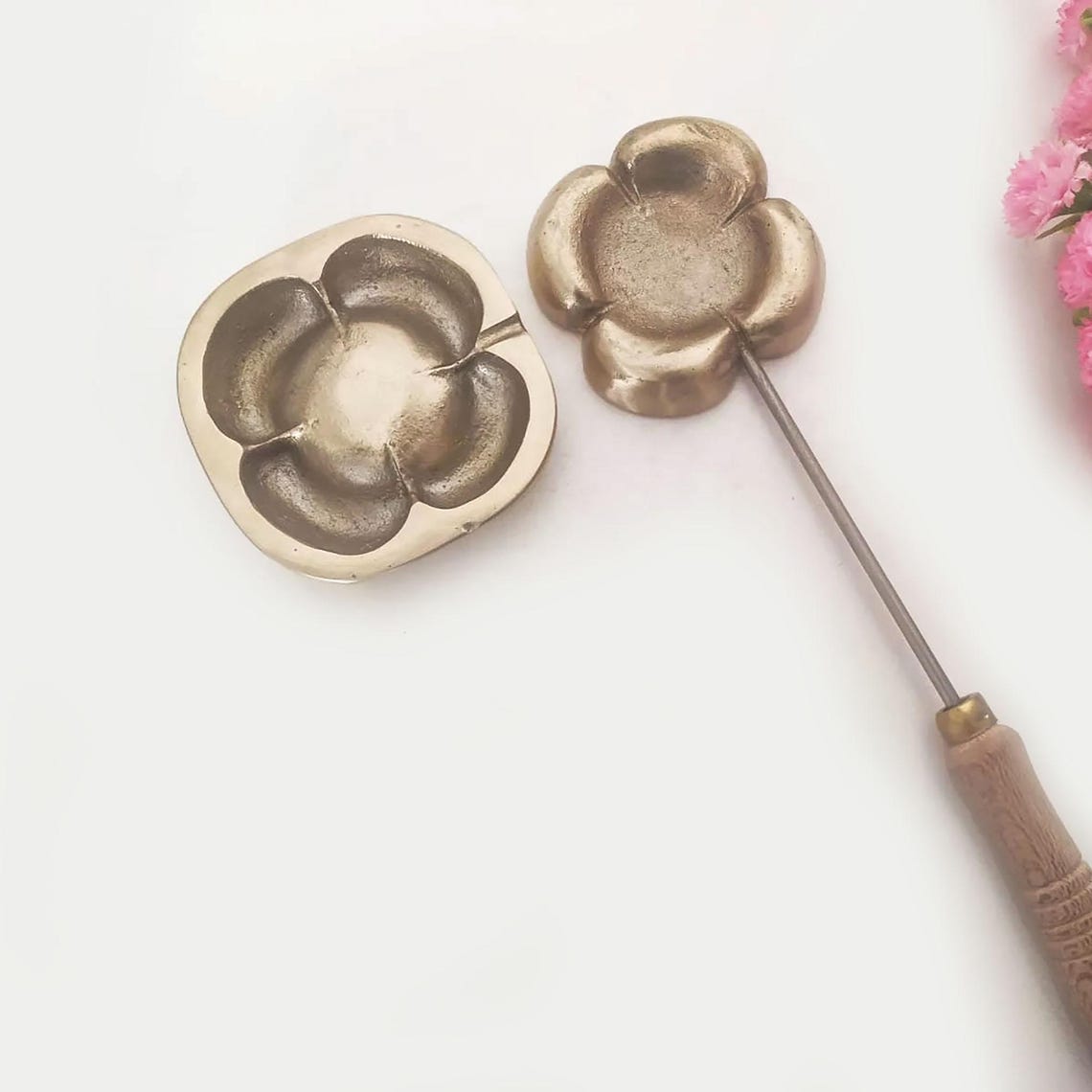 Millinery Flower Making Tool – Solid Brass Petal Iron Mold (7cm X 7cm ...