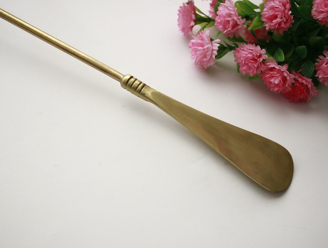 Long Brass Shoe Horn Three Wise Monkeys Figured Shoe Horn - Etsy