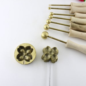 Fabric Leather Flower Making Tools Millinery Tool Brass Set 7piece and ...