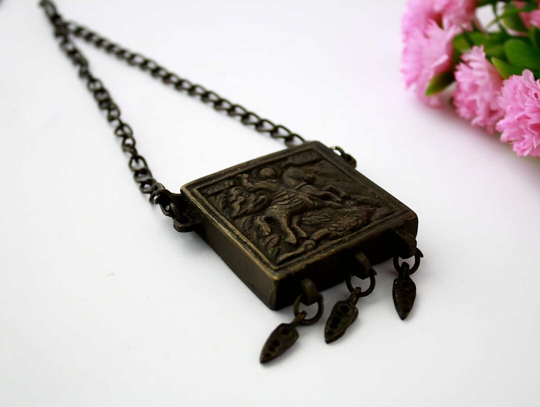 Antique Style Greek Amulet Box Brass Box - Etsy