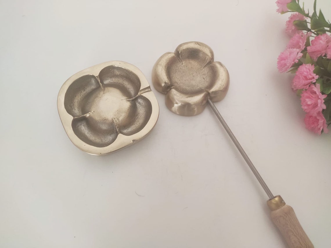 Millinery Flower Making Tool – Solid Brass Petal Iron Mold (7cm X 7cm ...