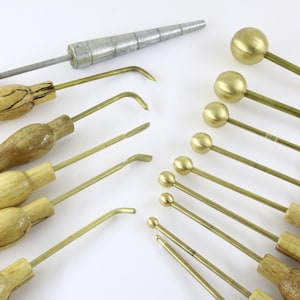 Flower Making Tools Millinery Brass Set - Silk Flower Making Tools - Etsy