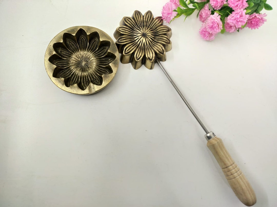 Millinery Flower Making Iron Tool Mold / Petal Mould Silk Molla Tool ...