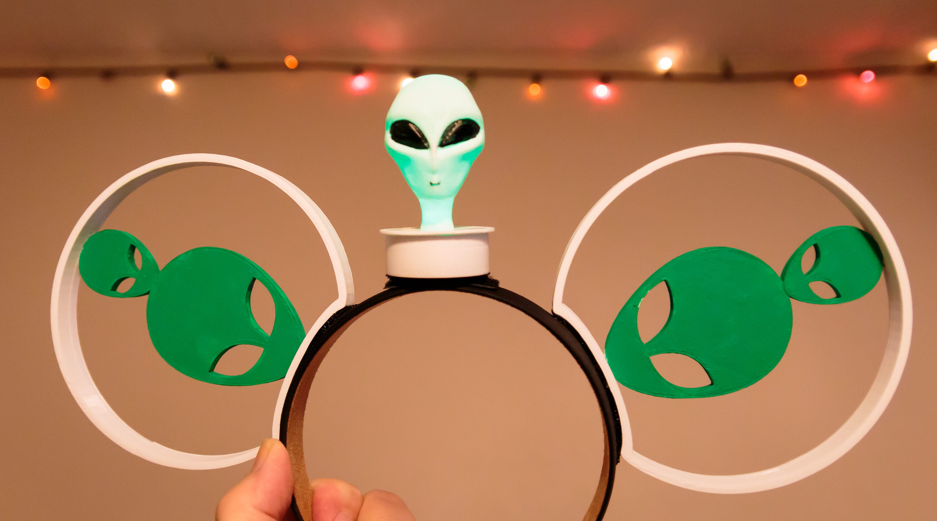 Alien Head Battery Powered 3D Printed LED Decorative Night | Etsy