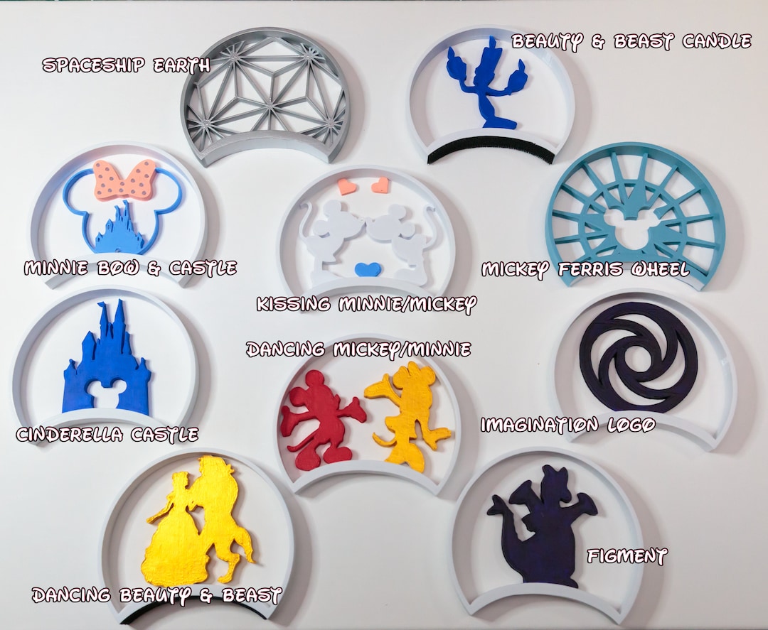 Custom Interchangeable Hand Painted 3D Printed Disney Mickey/minnie ...
