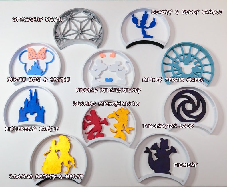 Custom Interchangeable Hand Painted 3D Printed Disney - Etsy