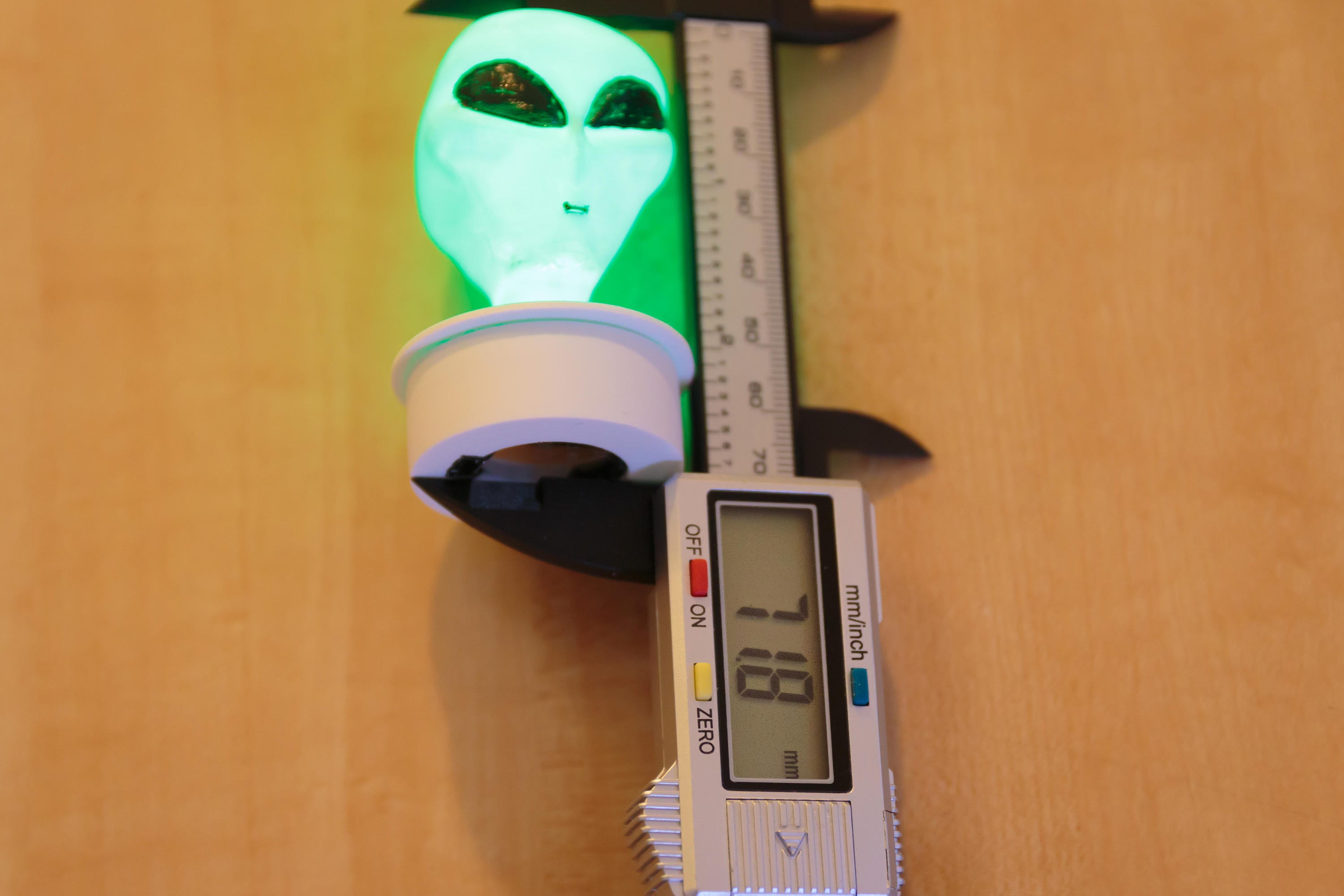 Alien Head Battery Powered 3D Printed LED Decorative Night | Etsy