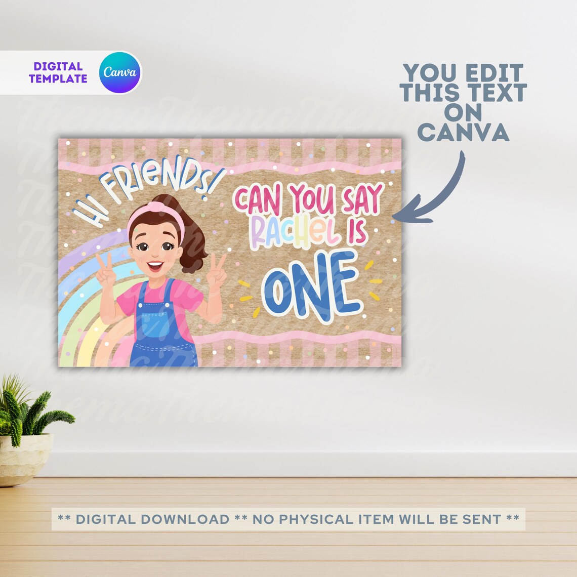 Ms Rachel Can You Say ONE - 2x3 Printable Poster (digital Download ...