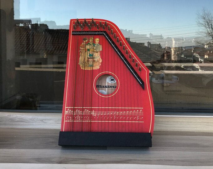 Vintage zither musical instrument zither antique guitar | Etsy