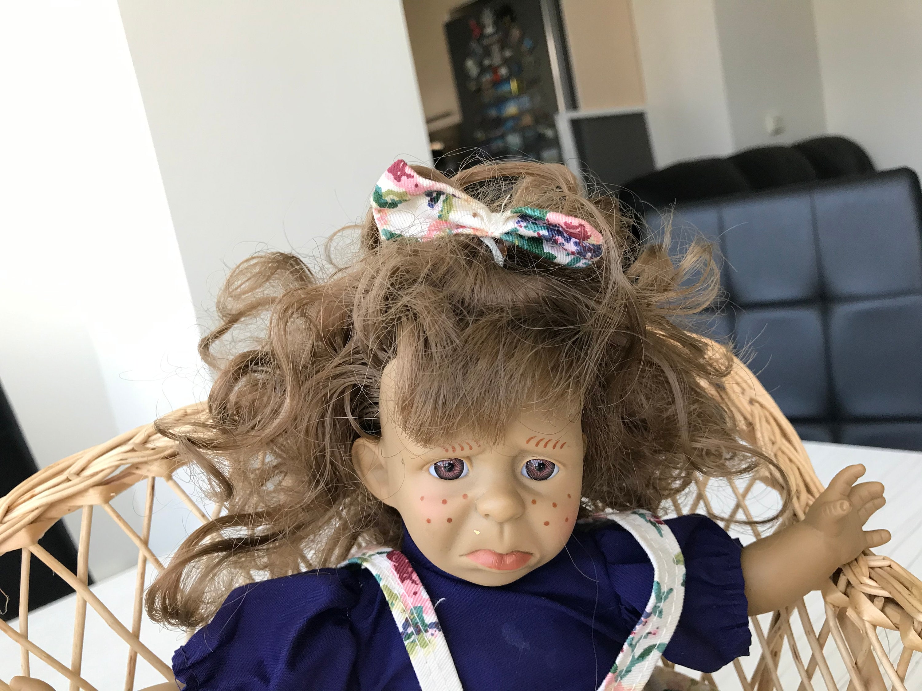 Vintage Angry Doll vintage Collectible Doll rare Doll - Etsy