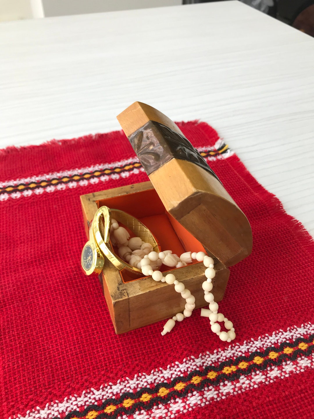 Vintage Engraved From Copper Wooden Box- Keepsake Box- Jewelry Bo ...