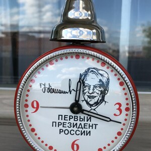 Vintage Soviet Alarm Clock -collectible Clock -working Mechanical Clock ...