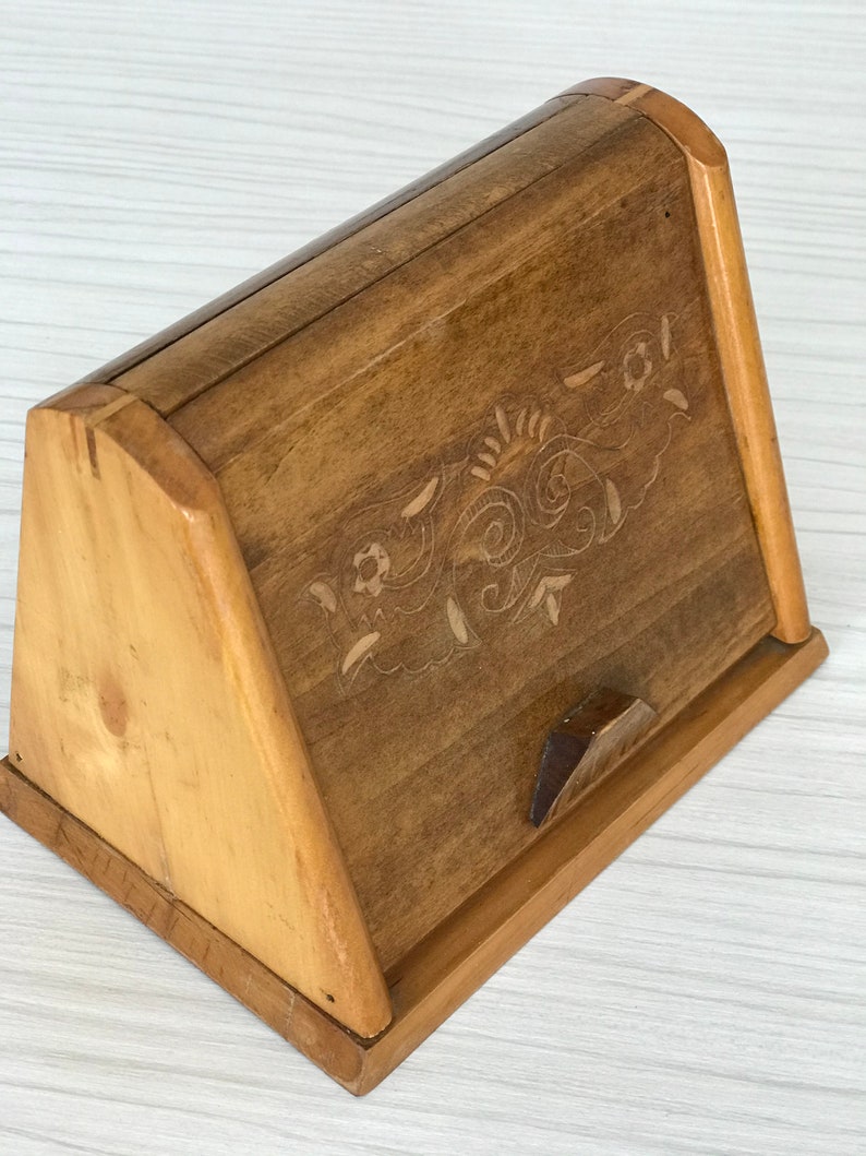 Vintage Wooden Cigarette Box vintage Cigarette Case handmade-decorated ...