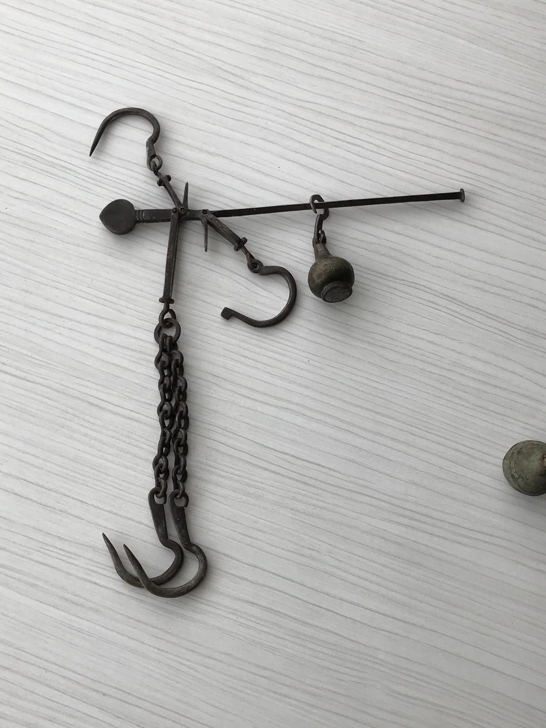 Vintage Scale -antique Cast Iron Scale -kitchen Scale -farmhouse ...
