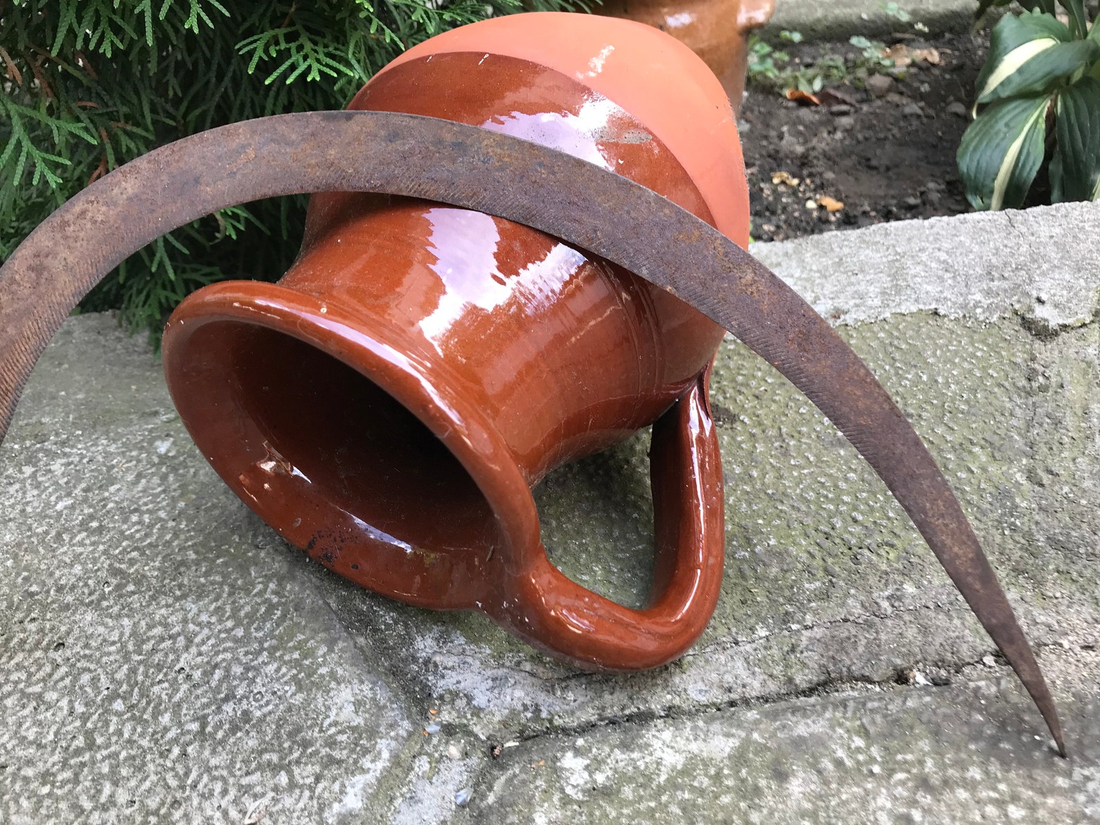 Vintage Sickle Old Reaping Tool Primitive Hand Tool Harvest Tool ...