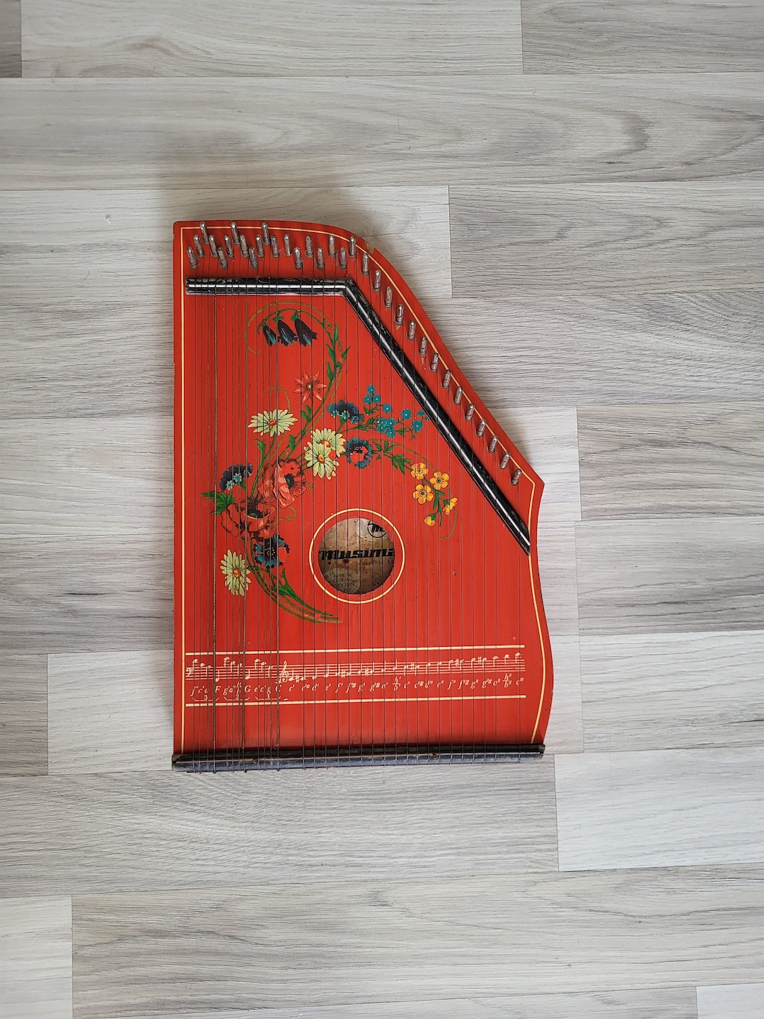 Vintage Zither - Musical Instrument Zither - Antique Guitar - Retro ...