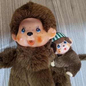 Vintage Monchhichi - Monchhichi Monkey - Japan Plush Doll - Collectable ...