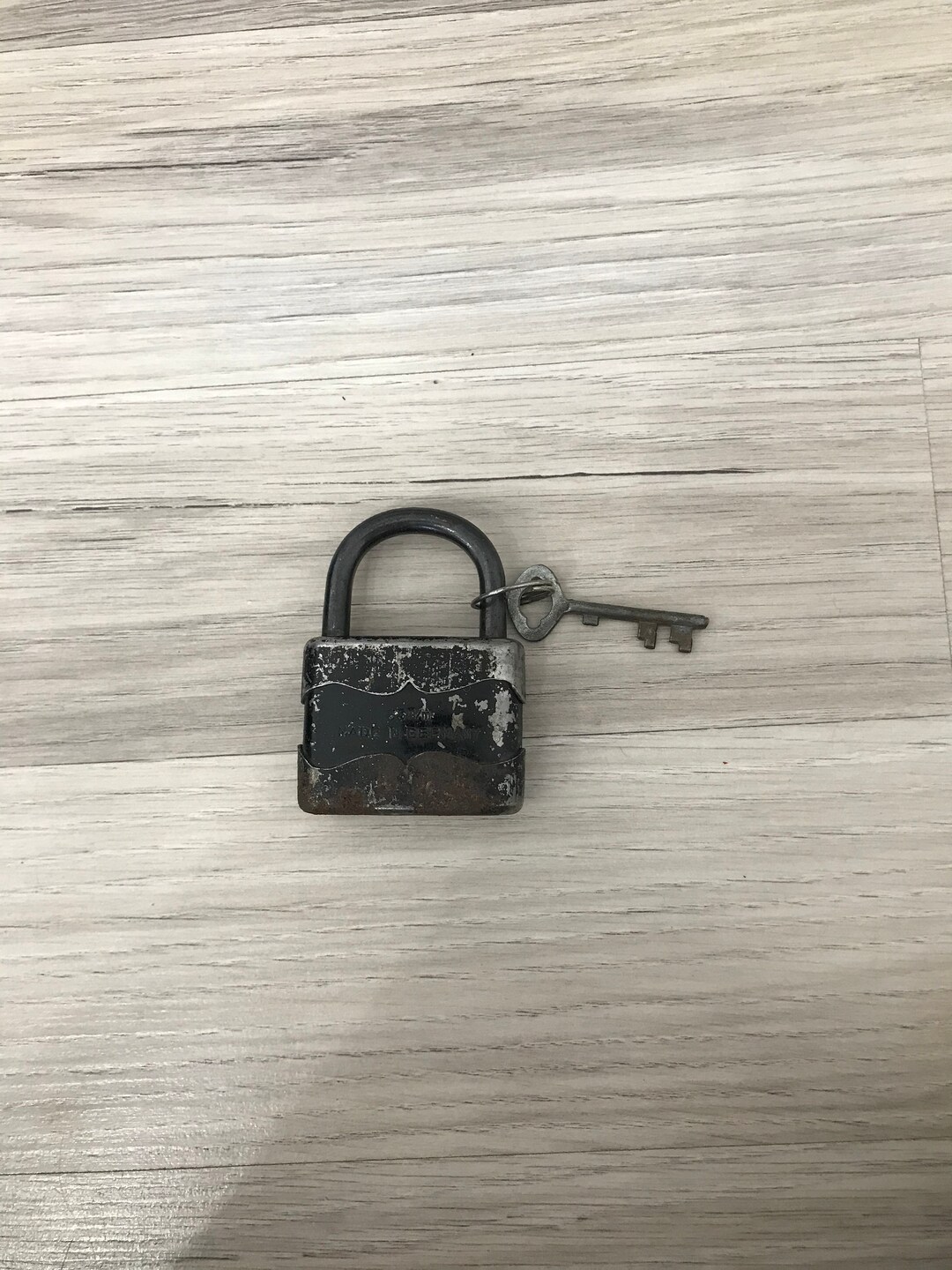 Vintage Padlock and Key working Padlock old Padlock rustic Padlock ...