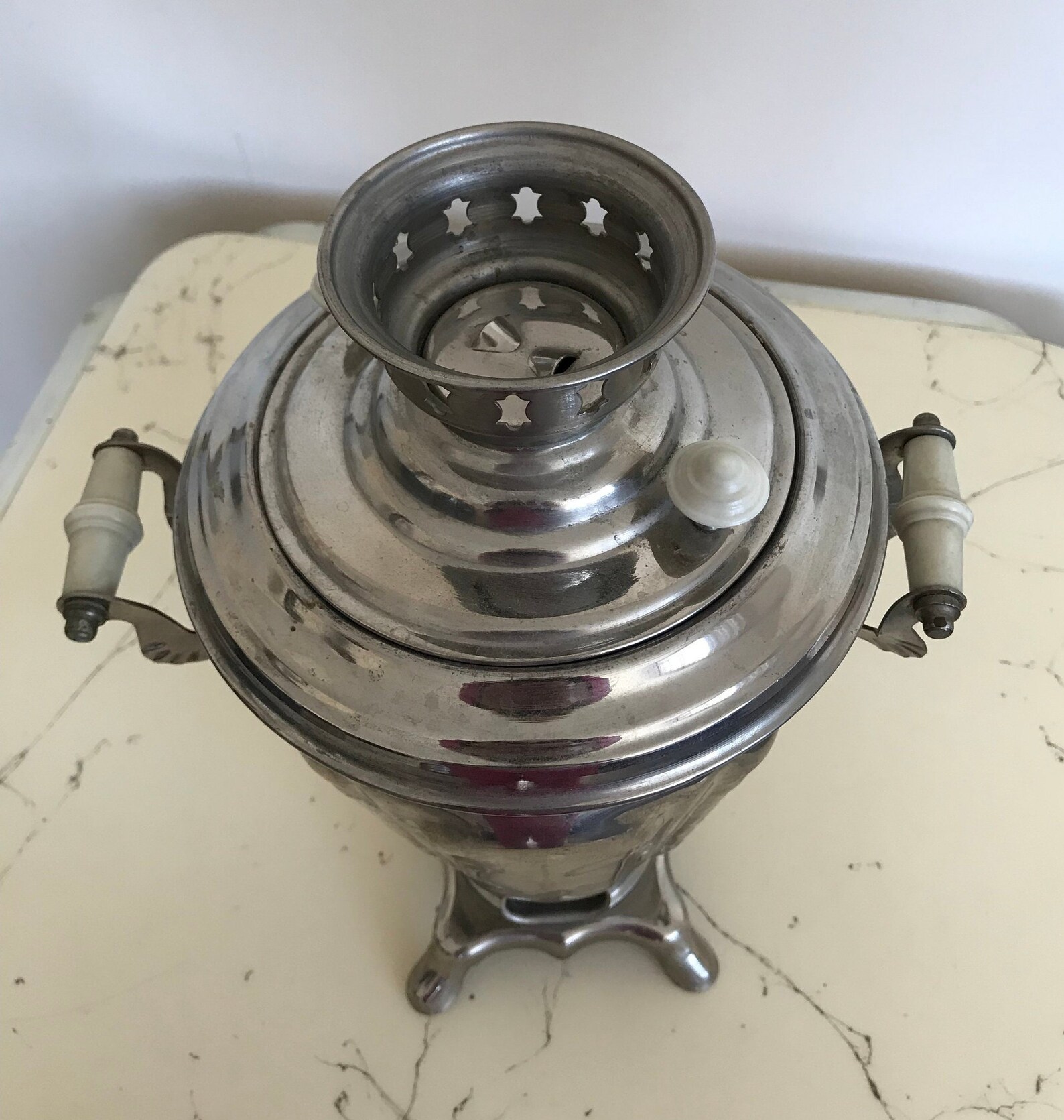 Vintage Russian Samovar Large electric Samovar metal Tea Pot working ...