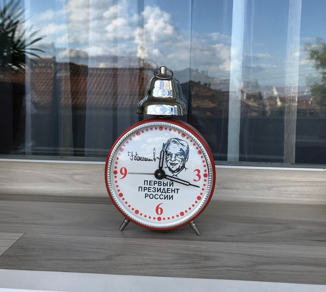 Vintage Soviet Alarm Clock-limited Edition the First President of ...
